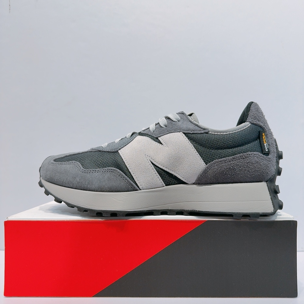 New Balance 327 NB 男女款 灰色 D楦 抗撕裂 麂皮 復古 運動 休閒鞋 U327OD | 蝦皮購物