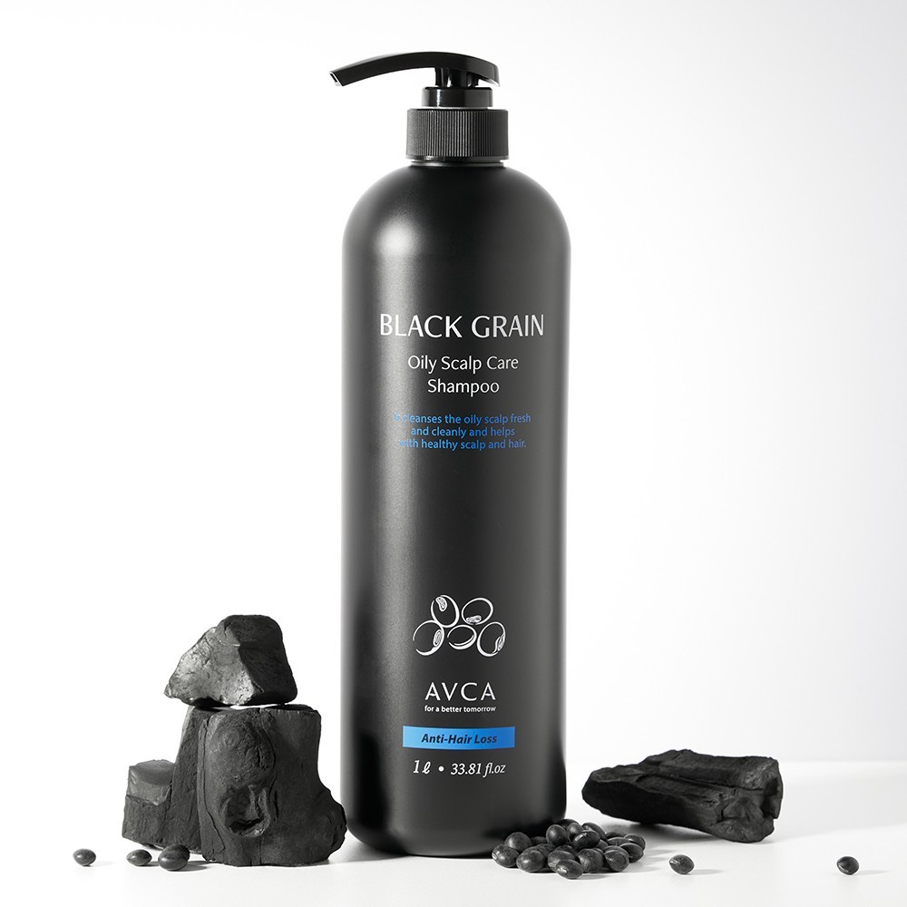 [韓國肯妮] 韓國 AVCA 黑穀泥炭控油洗髮精 1000ml | 蝦皮購物