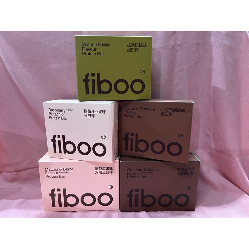 （短效期出清5種口味）fiboo蛋白棒 代餐能量棒 蛋白棒 低卡零食 0蔗糖 營養穀物棒 零食代餐棒 獨立包裝 早餐棒 | 蝦皮購物
