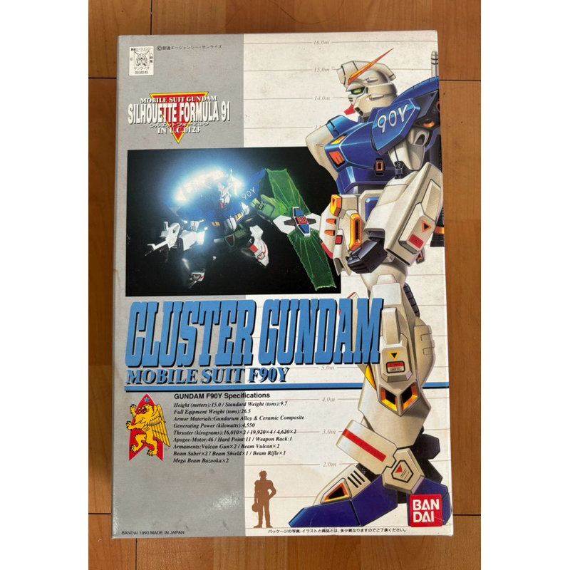 CLUSTER GUNDAM MOBILE SUIT F90Y 1/100 No.7 | 蝦皮購物