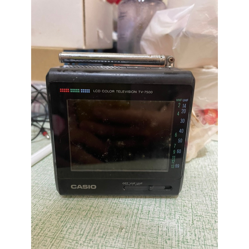 CASIO-TV-7500迷你小電視「收藏用」 | 蝦皮購物
