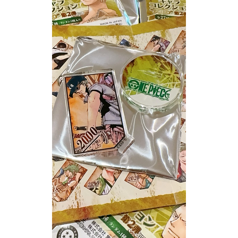 【官方正版】One Piece 海賊王 航海王 JS jump shop 原畫 盲抽 壓克力立牌 小立牌 索隆 個人池 | 蝦皮購物