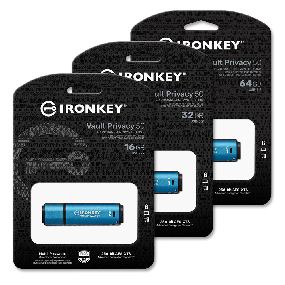 金士頓 Kingston IronKey Vault Privacy 50 USB 加密隨身碟 16G 32G 64G | 蝦皮購物