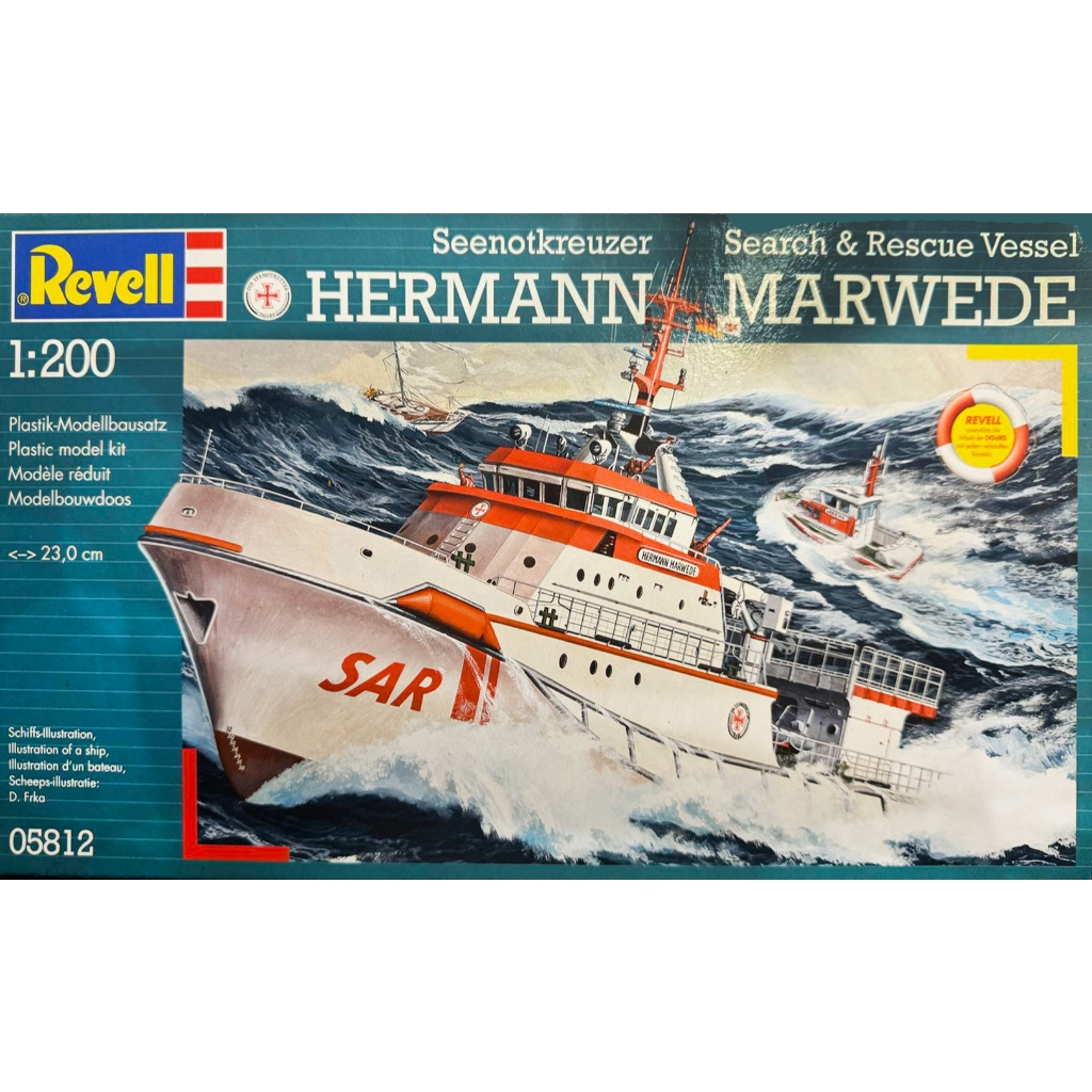 1/200 救援巡洋艦 Hermann Marwede (Revell) 05812 | 蝦皮購物
