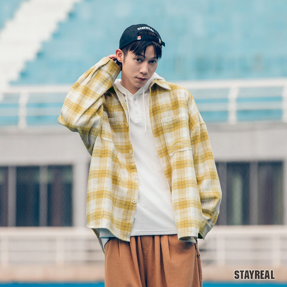 STAYREAL REAL襯衫外套 | 蝦皮購物