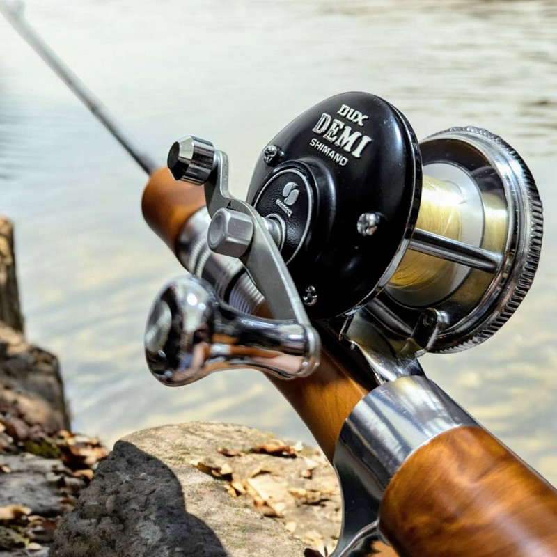 (日本製）Shimano DUX DEMI 兩軸式捲線器 微拋 活餌 路亞 假餌 磯釣 直上直下 右手捲 | 蝦皮購物