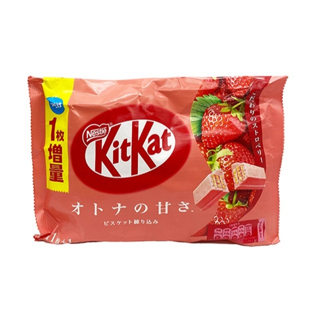 Nestle雀巢 KitKat大人的甜味 草莓可可風味餅乾(11+1片) 135.6g【Donki日本唐吉訶德】 | 蝦皮購物
