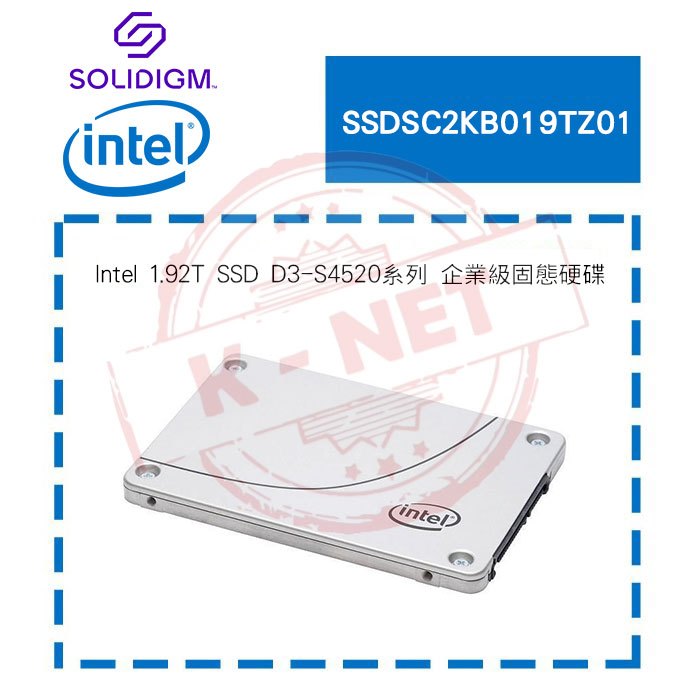Intel Solidigm D3-S4520系列 SSDSC2KB019TZ01 1.92T SSD 企業級固態硬碟 | 蝦皮購物