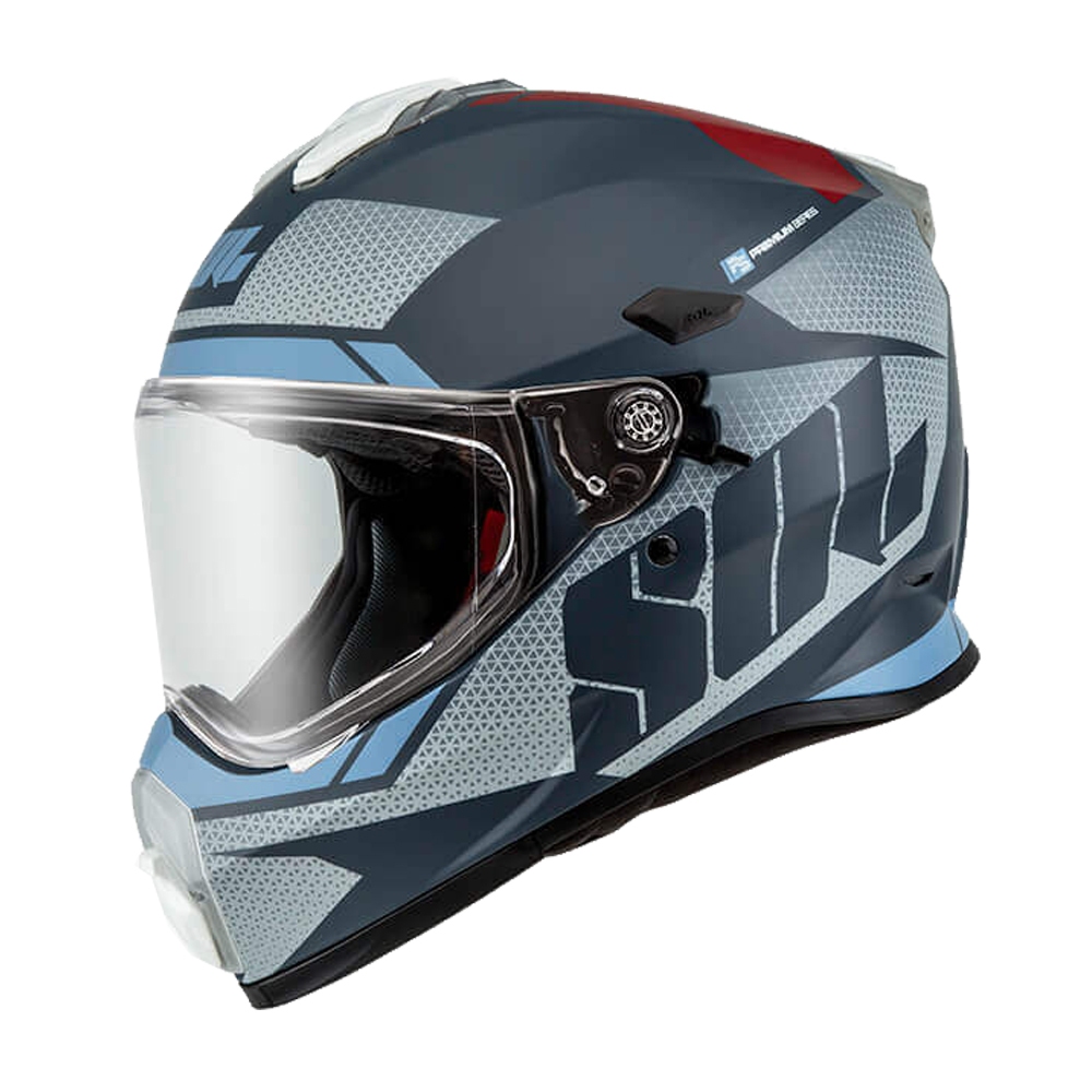 【SOL】SS-2P 太空漫遊 消光灰/藍 安全帽 全罩｜眼鏡溝｜加厚鏡片｜快拆｜內襯｜EPS藍芽耳機槽｜越野帽 | 蝦皮購物