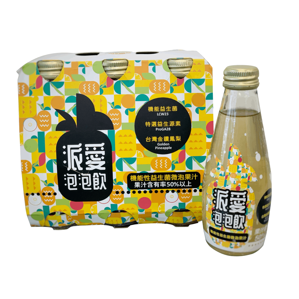 【Spring Water】派愛泡泡飲 200mlx24入/箱 箱購 金鑽鳳梨 機能益生菌 水果氣泡飲 烤肉 派對飲料 | 蝦皮購物