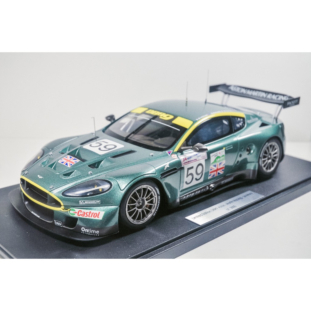 原廠精品 ASTON MARTIN DBR9 #59 2005 AUTOart代工 1/18 | 蝦皮購物