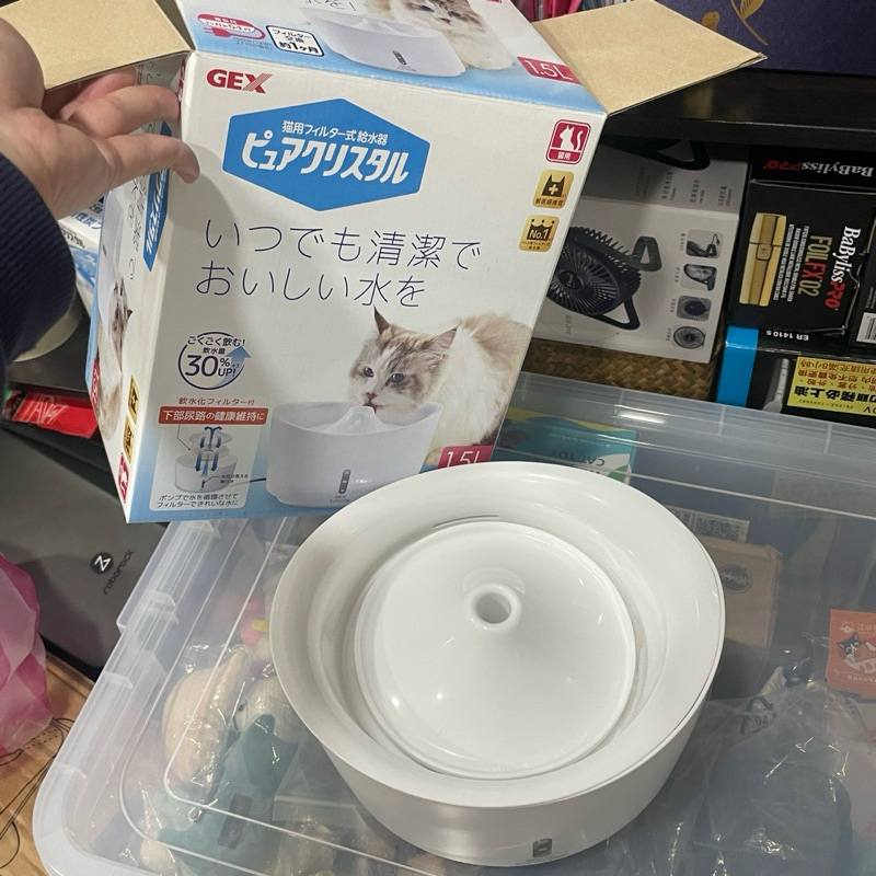GEX 視窗型濾水器 2.5L 濾水器 給水器 飲水器 GEX濾水器 犬濾水器 貓濾水器 GEX視窗型 貓用品 | 蝦皮購物