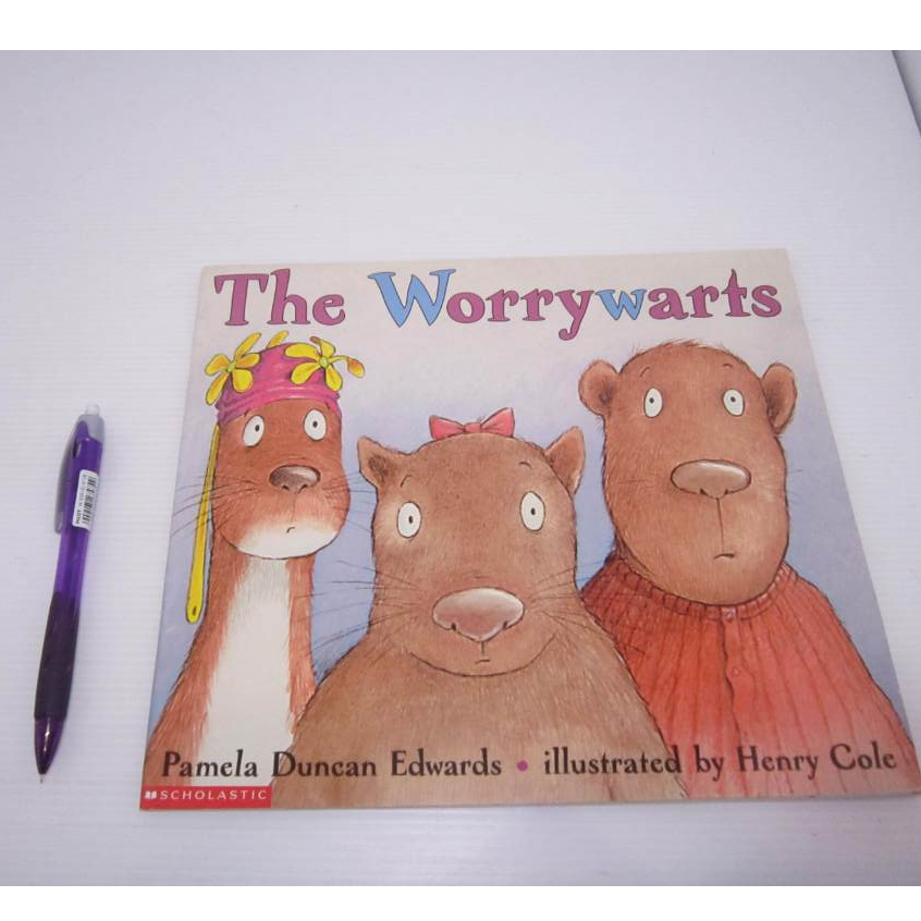 「二手書」Scholastic The Worrywarts 英文繪本 Pamela Duncan Cole | 蝦皮購物