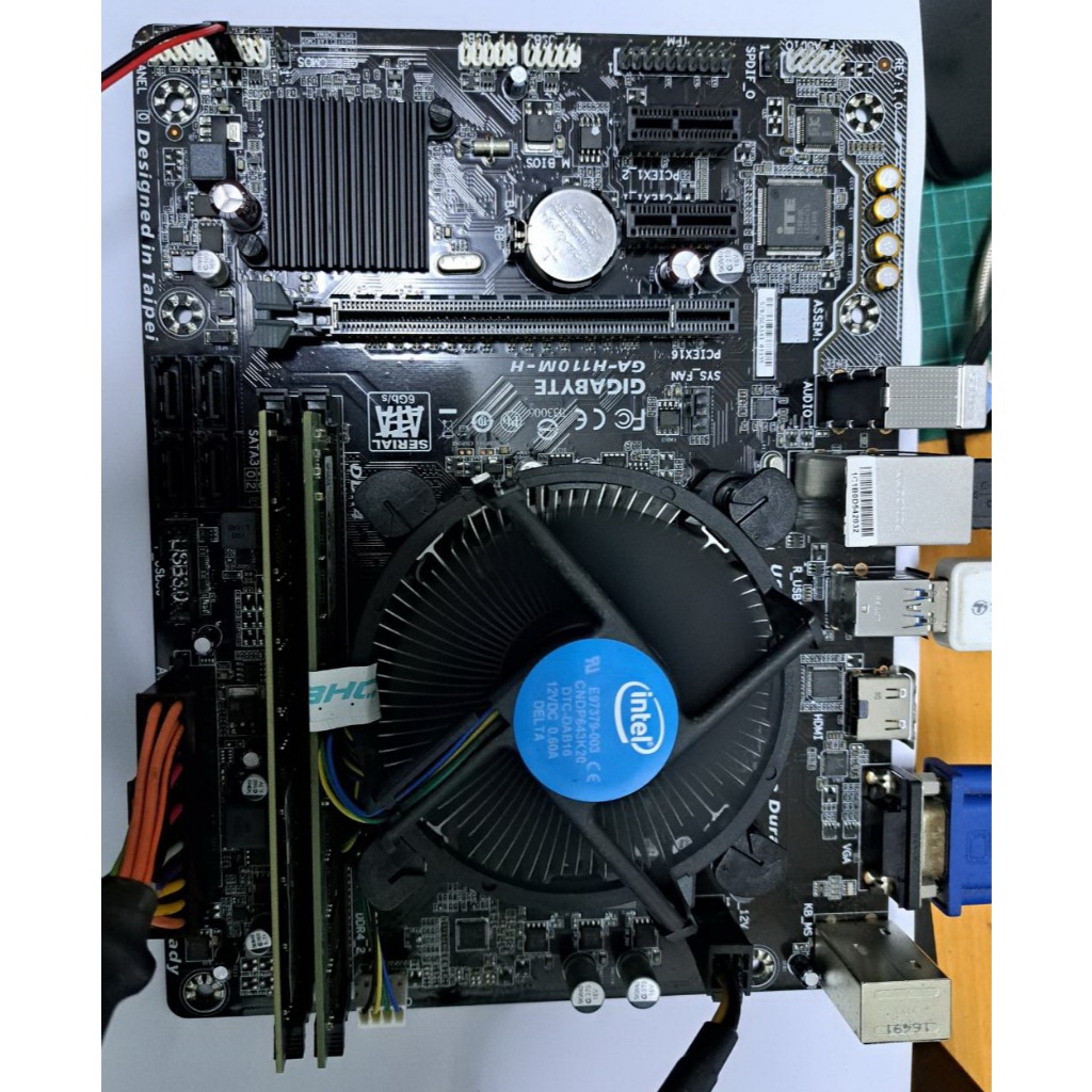 技嘉 GA H110M-H + CPU G4560+8G DDR4 | 蝦皮購物