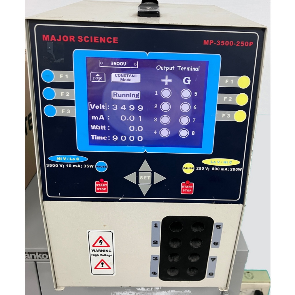 Major Science MP-3500-250P 3500V 電泳高壓電源供應器 | 蝦皮購物