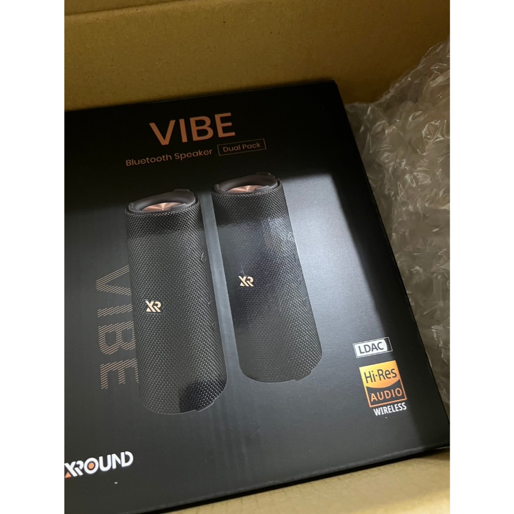 全新僅拆封 XROUND vibe 防水環繞藍牙音響雙入組 | 蝦皮購物