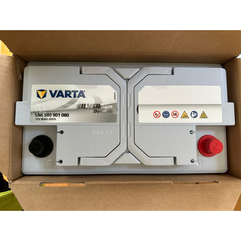 LN4華達VARTA歐系AGM啟停車款專用12V80ah800a 賓士 F21 BMW 福斯 奧迪 MINI VOLVO | 蝦皮購物