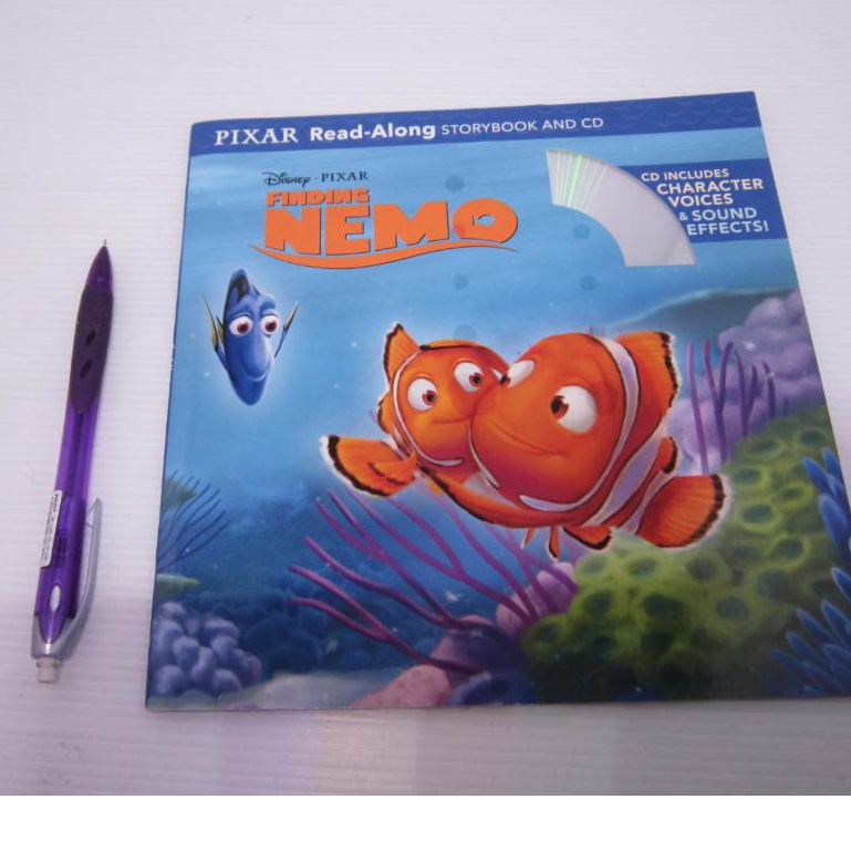 「二手書」(附CD) DISNEY storybook Finding NEMO 迪士尼 Read Along 英文讀本 | 蝦皮購物