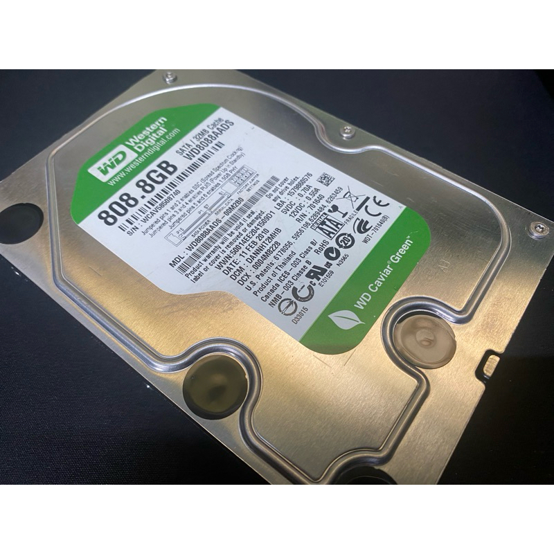 二手良品，WD，808G，3.5吋硬碟，使用時數低，附圖。 | 蝦皮購物