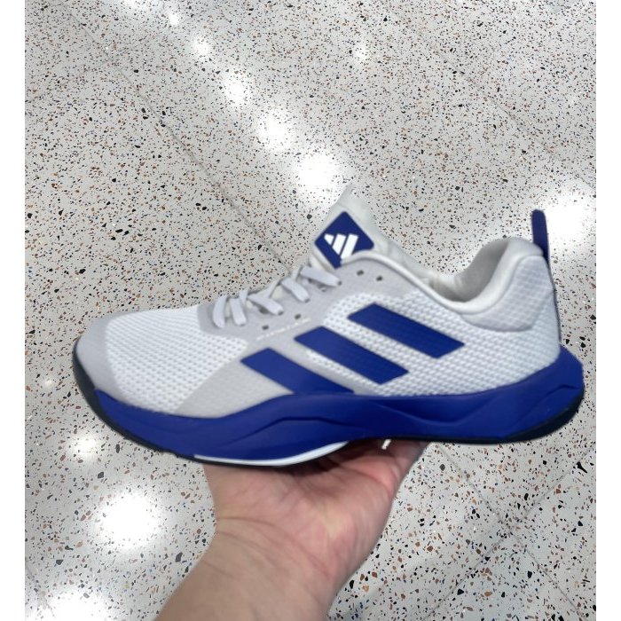 【BOBO】ADIDAS RAPIDMOVE 白藍 訓練鞋 男 ID8651 | 蝦皮購物