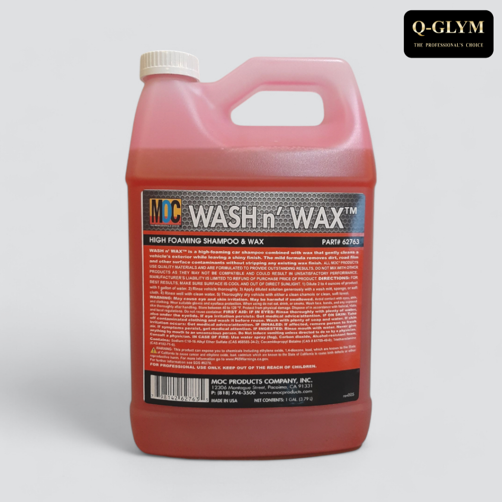 MOC 美國大廠 WASH N' WAX 濃縮洗車精 1GL｜專業級洗車精．溫和不傷漆．高泡省量 美國原裝進口 | 蝦皮購物
