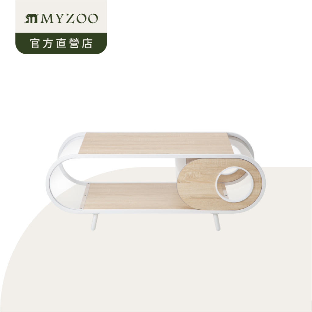 MYZOO 動物緣｜貓咖啡桌 Cosmos（白色） | 蝦皮購物