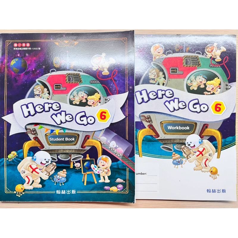 C未使用 翰林 Here We Go 6 國小 英語 課本+習作 108課鋼 語言表達 核心素養 全民英檢 | 蝦皮購物