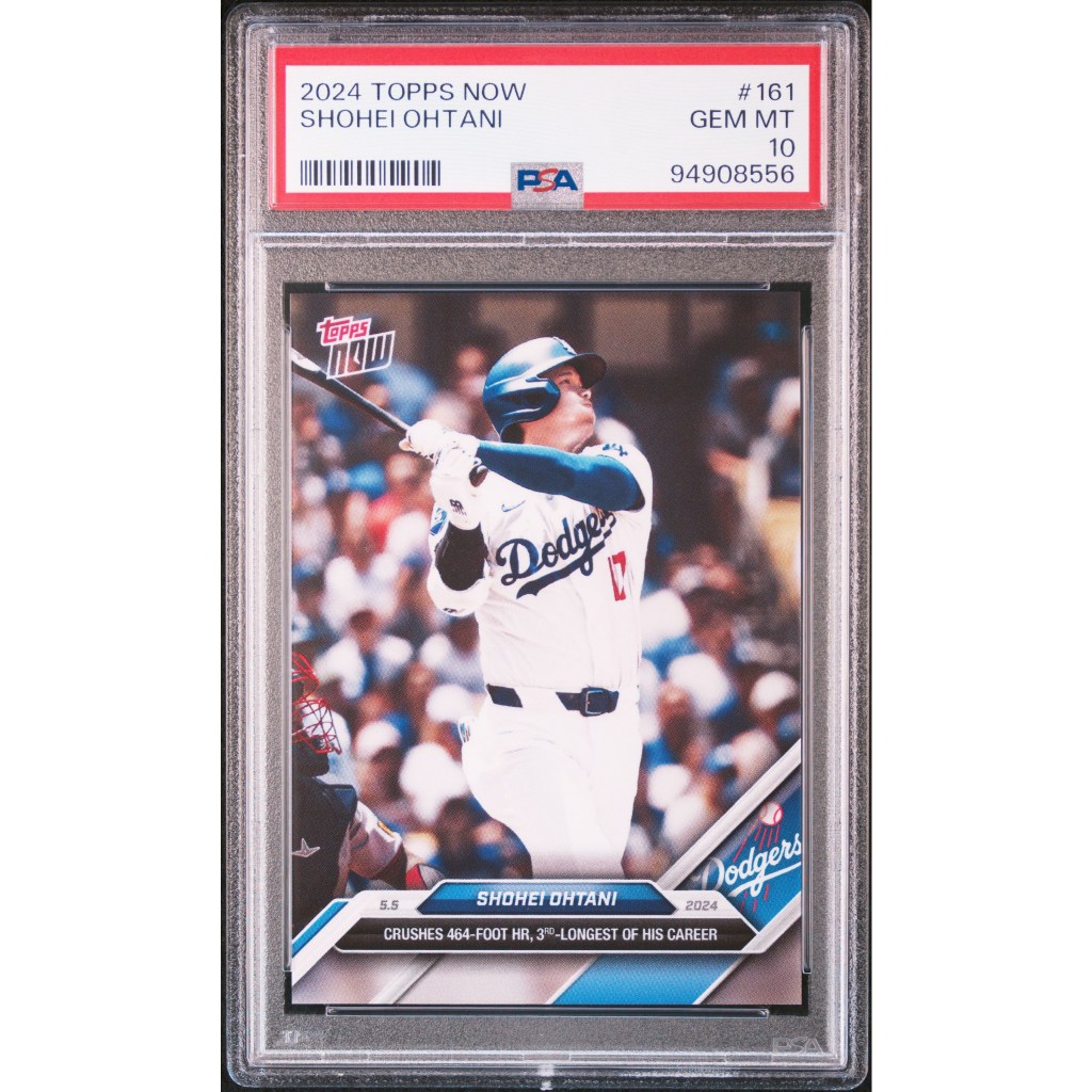 【現貨】PSA10分 鑑定卡 大谷翔平 Shohei Ohtani- 2024 MLB TOPPS NOW#161球員卡 | 蝦皮購物