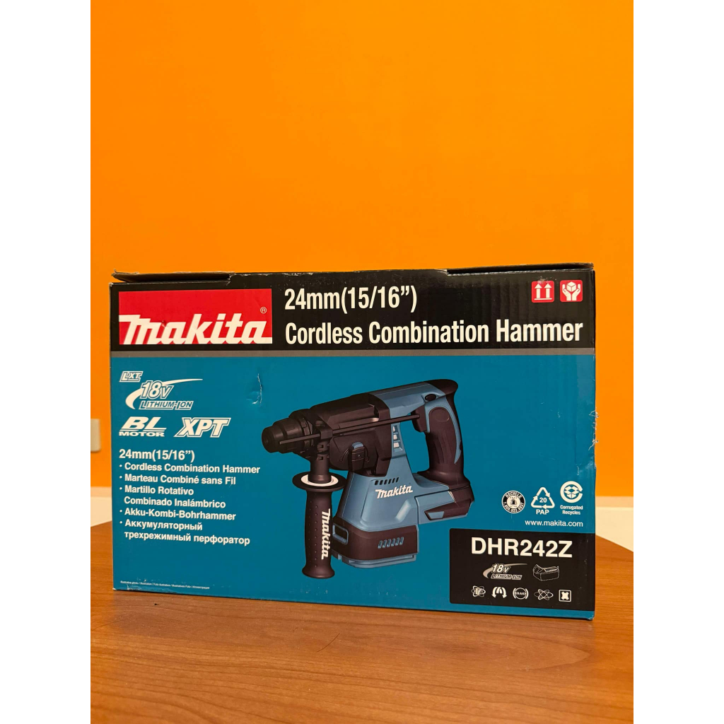 makita 牧田 DHR242 無刷18V充電式3用鎚鑽 免出力鎚鑽 | 蝦皮購物