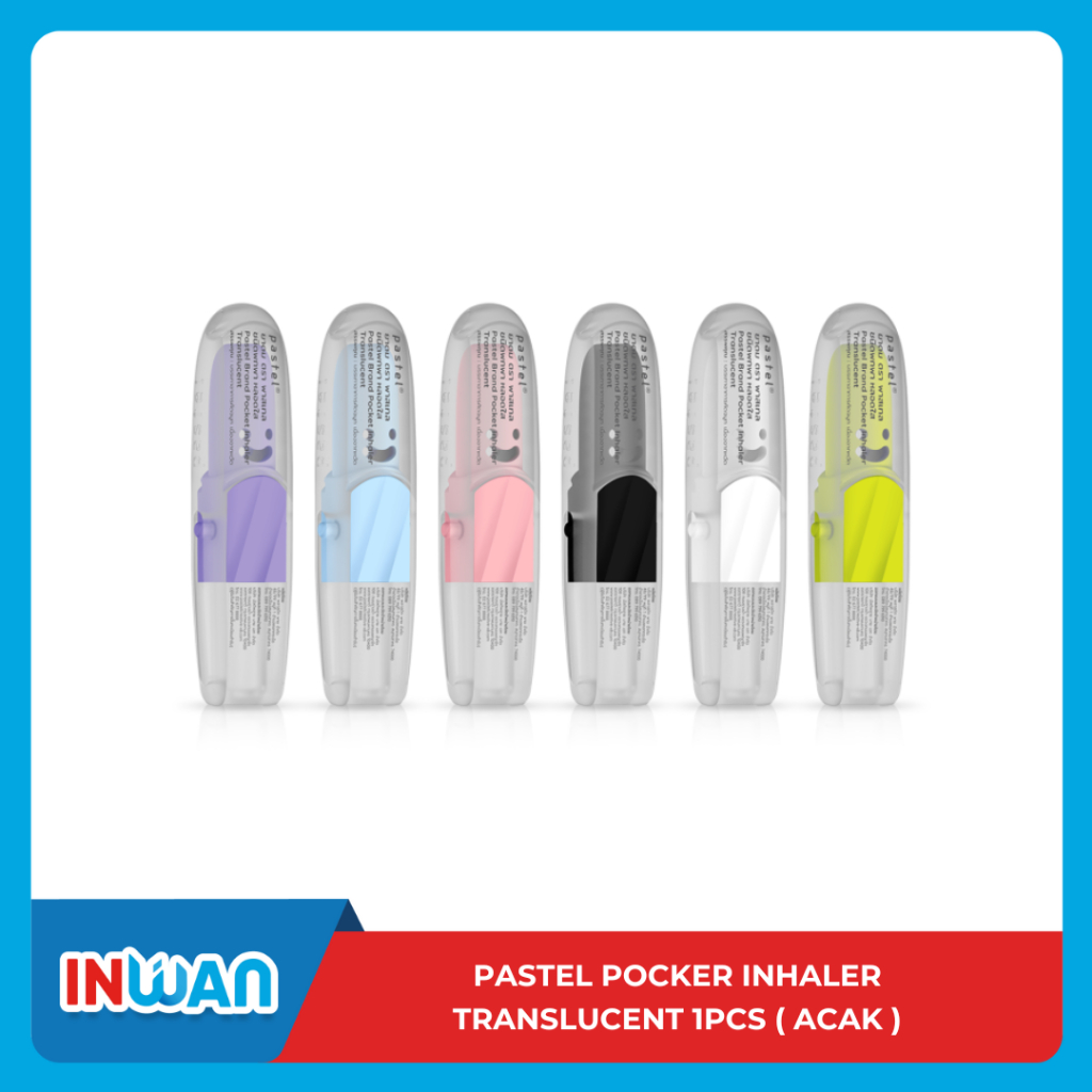 印灣 INWAN 】PASTEL POCKET INHALER THAILAND 泰國吸入器 | 蝦皮購物