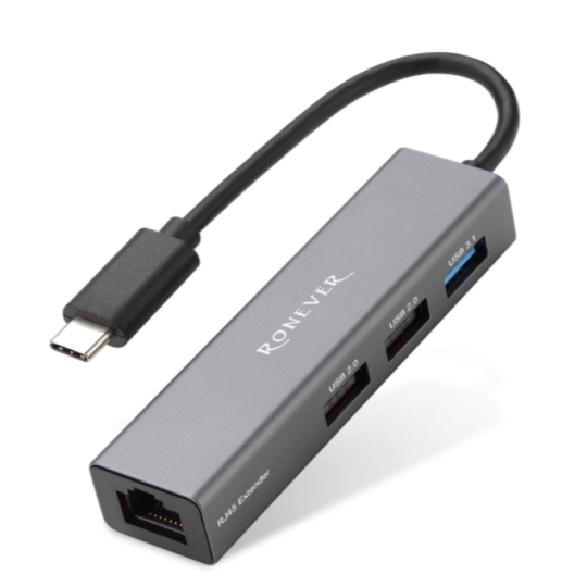 【RONEVER】 Type-C 鋁合金二合一集線器 HUB PC014 | 蝦皮購物