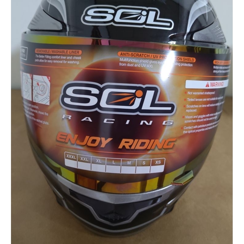 sf-5 sf5 SF-5 SF5 安全帽 L號 SOL sol | 蝦皮購物