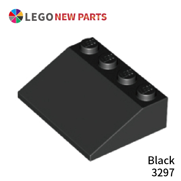 【COOLPON】正版樂高 LEGO 斜面磚 斜向磚 Slope 33 3x4 3297 3016 6435854 黑色 | 蝦皮購物