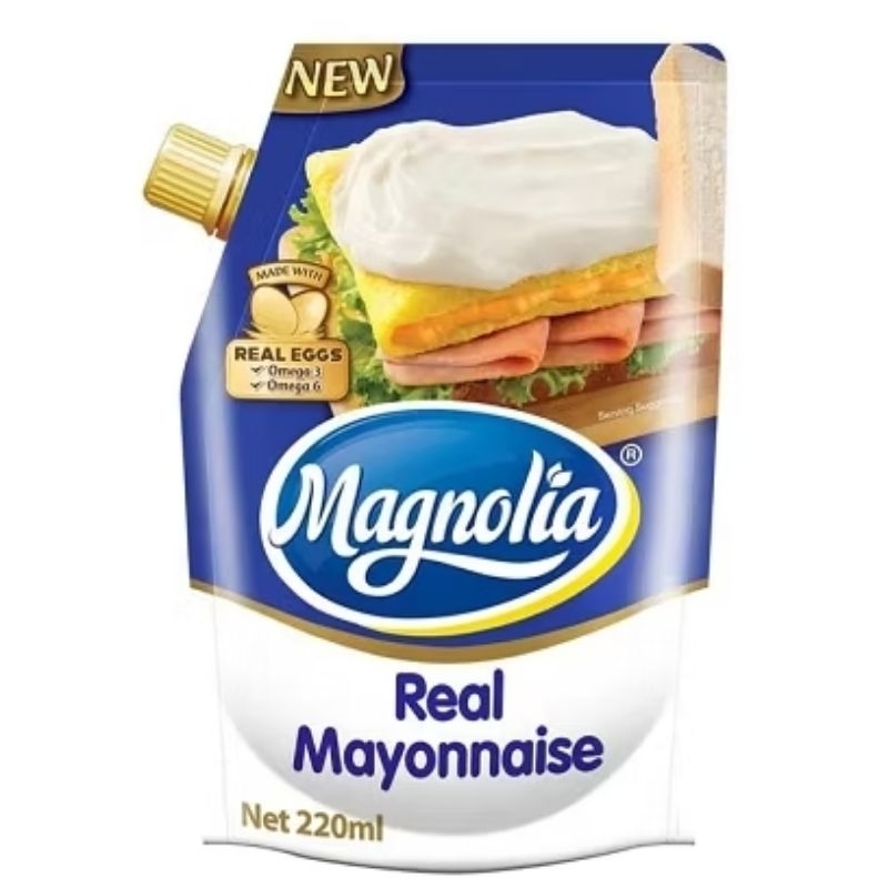【Eileen小舖】Magnolia Real Mayonnaise 220ml 蛋黃醬 美乃滋 三明治抺醬 沙拉醬 | 蝦皮購物