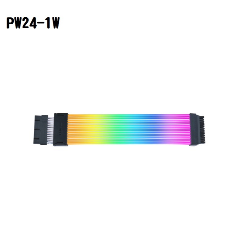 聯力 STRIMER WIRELESS 24PIN 無線版 主機板ARGB發光線 延長排線 需搭配控制器/PW24-1W | 蝦皮購物