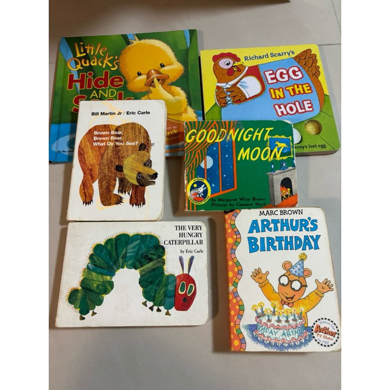 Brown Bear, Good night moon, The very hungry caterpillar | 蝦皮購物