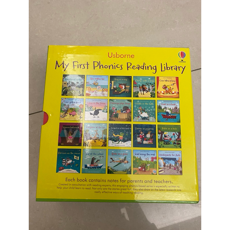 正版 Usborne My First Phonics Reading Library 20冊有QRCODE音頻 英美音 | 蝦皮購物