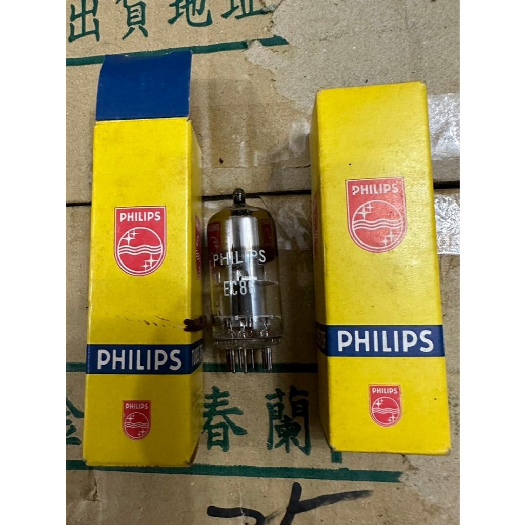 WhiteNoise愛樂人]全新 PHILIPS EC86 ㄧ對 ( EC806S E86C 6CM4 真空管 | 蝦皮購物