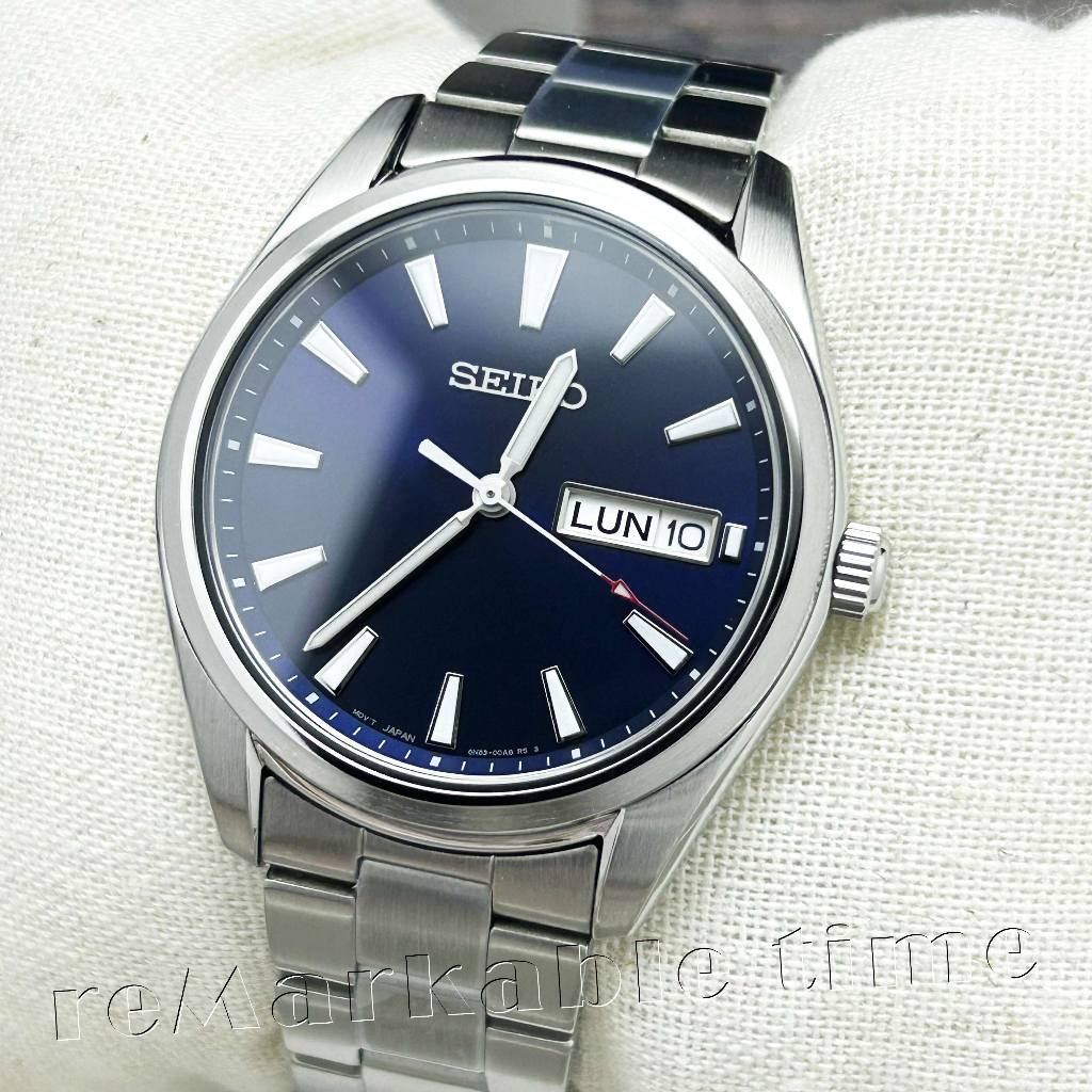 【SEIKO 石英手錶】簡約流行藍寶石鏡面男錶款SUR341/SUR341P1 | 蝦皮購物