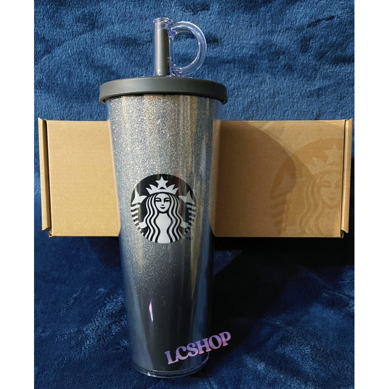 星巴克starbucks 2024金星限定版「星塵銀附吸管蓋TOGO冷水杯 710ml」星塵銀咖啡TOGO冷水杯 | 蝦皮購物