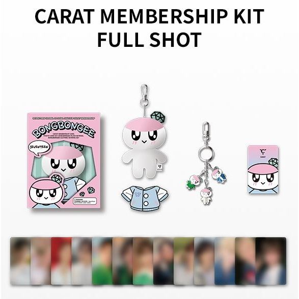 SEVENTEEN CARAT MEMBERSHIP KIT 九期會員禮 吊飾 小卡 #拆售 | 蝦皮購物