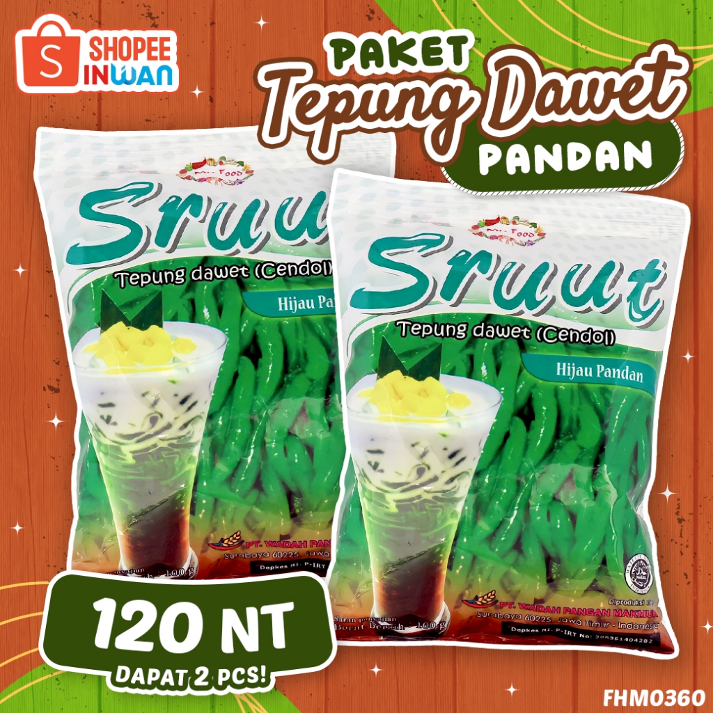 印灣 INWAN 】TEPUNG DAWET PANDAN CENDOL SERUT SANTAN PUASA | 蝦皮購物