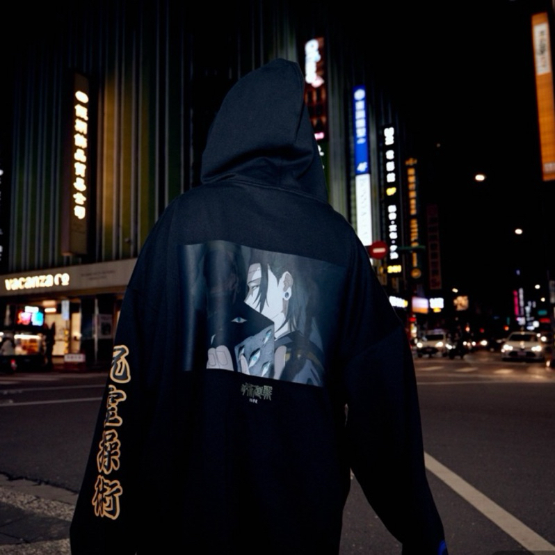 XCTRL® I 咒術迴戰《澀谷事變》夏油傑帽T-黑 | 蝦皮購物