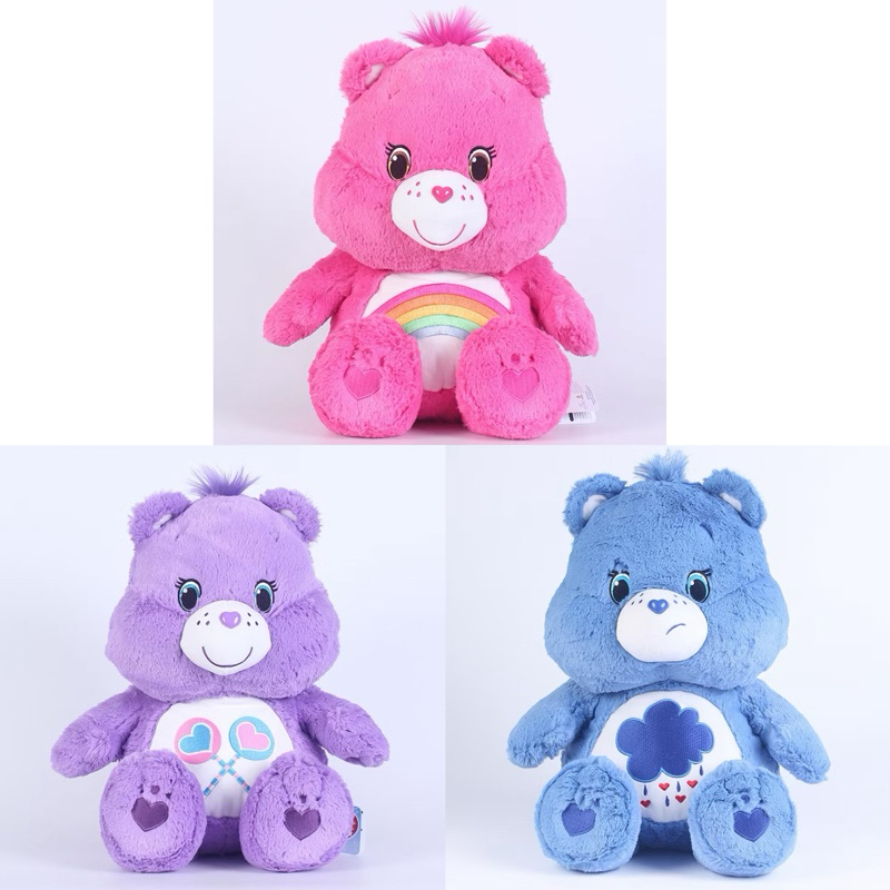 【瑪利玩具】Basic Fun! Care Bears 彩虹熊 分享熊 生氣熊 | 蝦皮購物
