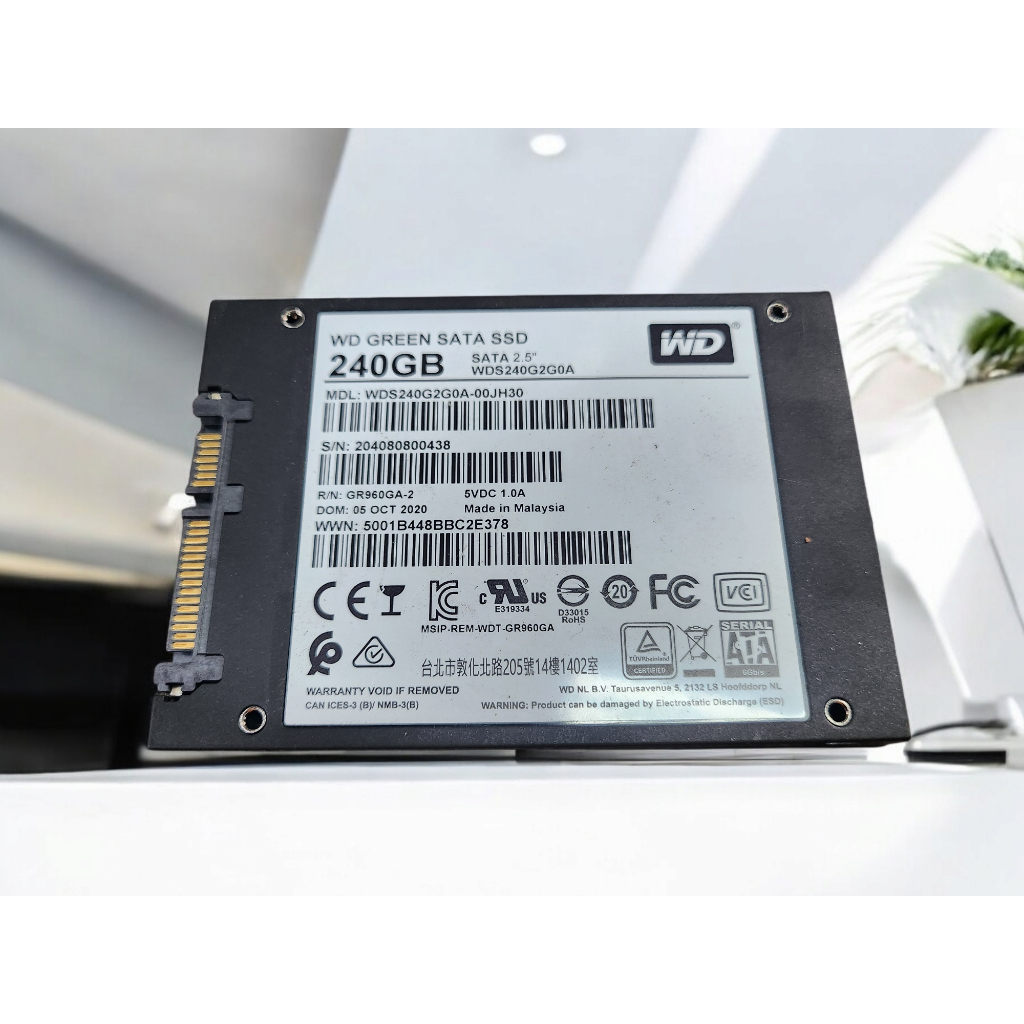 含稅 固態硬碟 SSD WD 240GB 240G 保固一個月 12H201 | 蝦皮購物