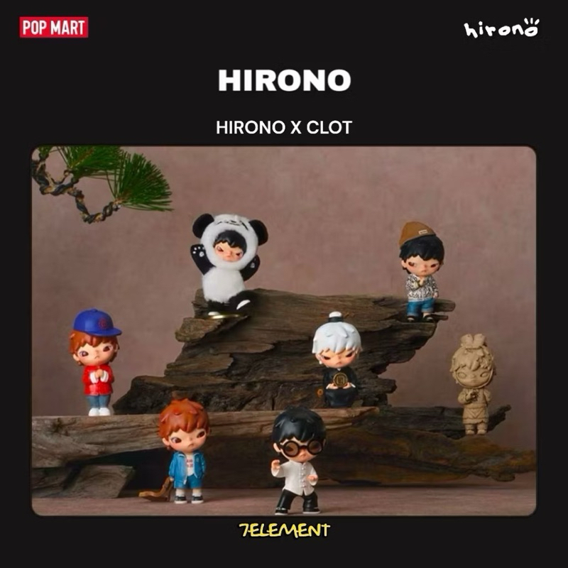 POP MART 泡泡瑪特 HIRONO X CLOT 小野聯名 一中盒（拆盒未拆袋確認款） | 蝦皮購物