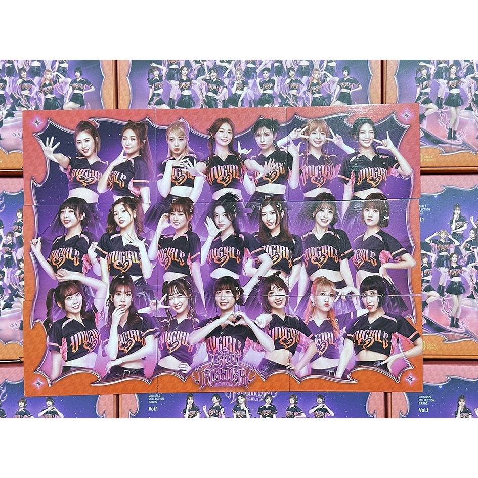 團隊卡 2024 Unigirls 統一獅啦啦隊 九格拼圖卡 一套9張 趙娟週 瑟七 芮絲 小美 斐棋 JOY 一七 | 蝦皮購物