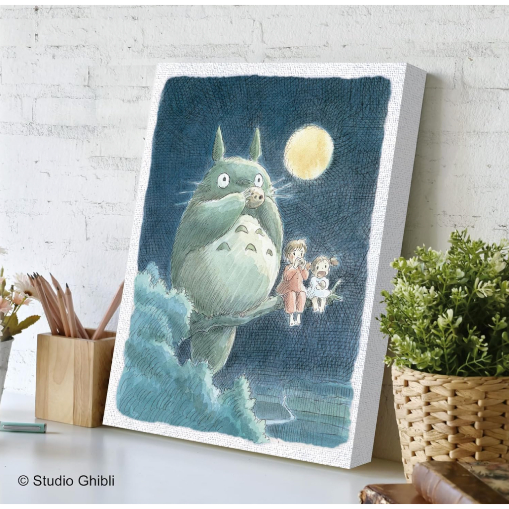 [小樂]蝦皮代開發票日版 Ensky 龍貓 吉卜力 豆豆龍 宮崎駿 月光 月光下龍貓 無框畫 366 366片 拼圖 | 蝦皮購物