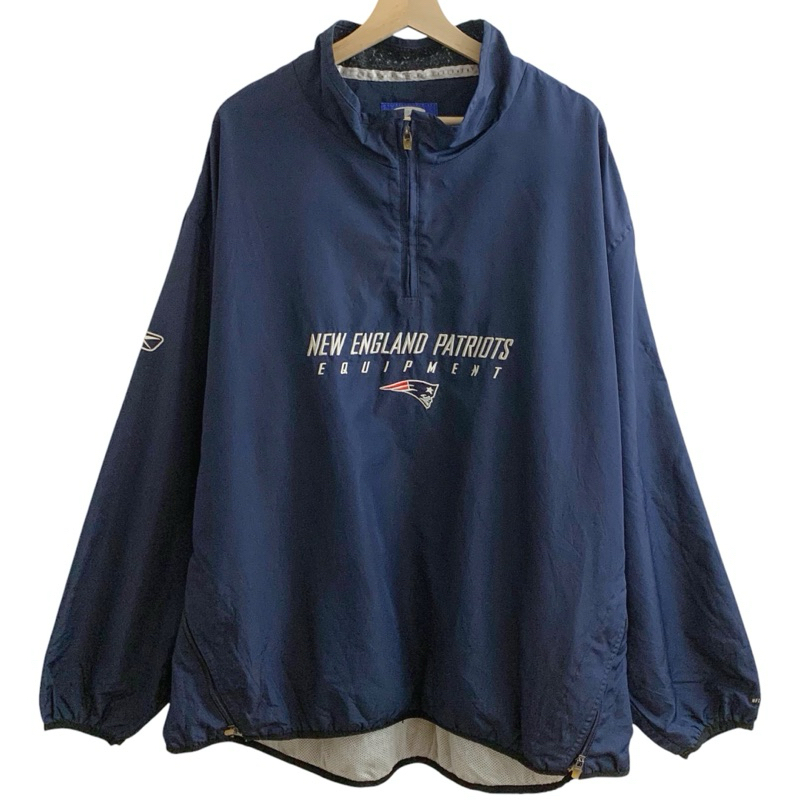 怪獸古著™ NFL Reebok 新英格蘭愛國者 美式足球套頭風衣 20250106004 | 蝦皮購物