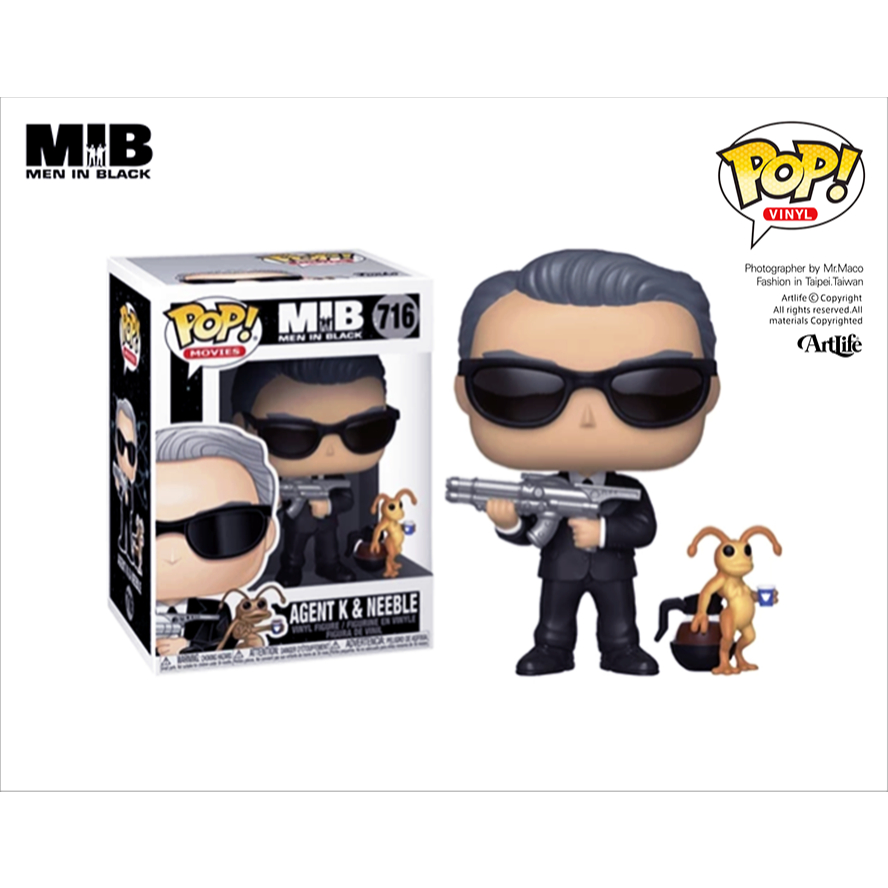 Artlife ㊁ FUNKO POP #716 MOVIES MIB AGENT K AND NEEBLE 星際戰警 | 蝦皮購物